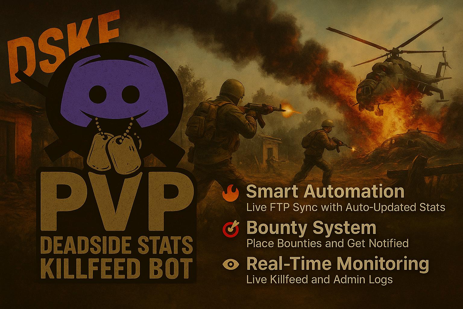 DSKF - Deadside Stats Killfeed Bot | Killfeed, PvP Logs & Discord ...